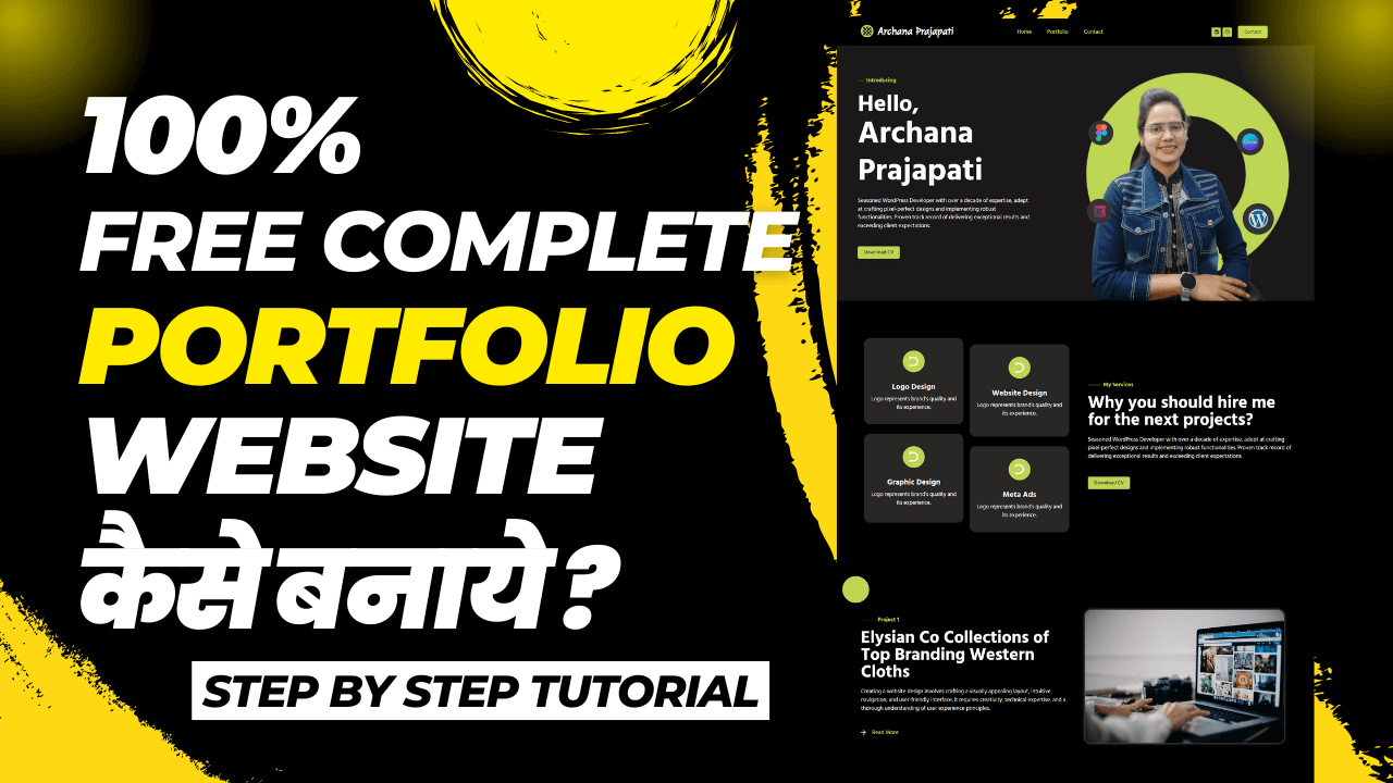 Make WordPress Portfolio Website for Free in 2024 - DCA