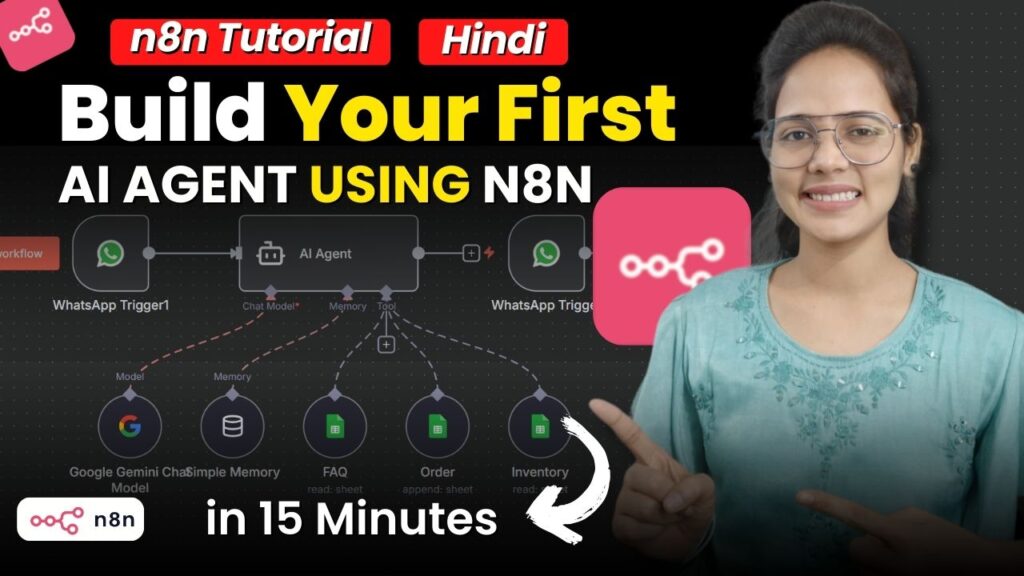 Create Your First AI Agent | n8n Tutorial - Digital Archana